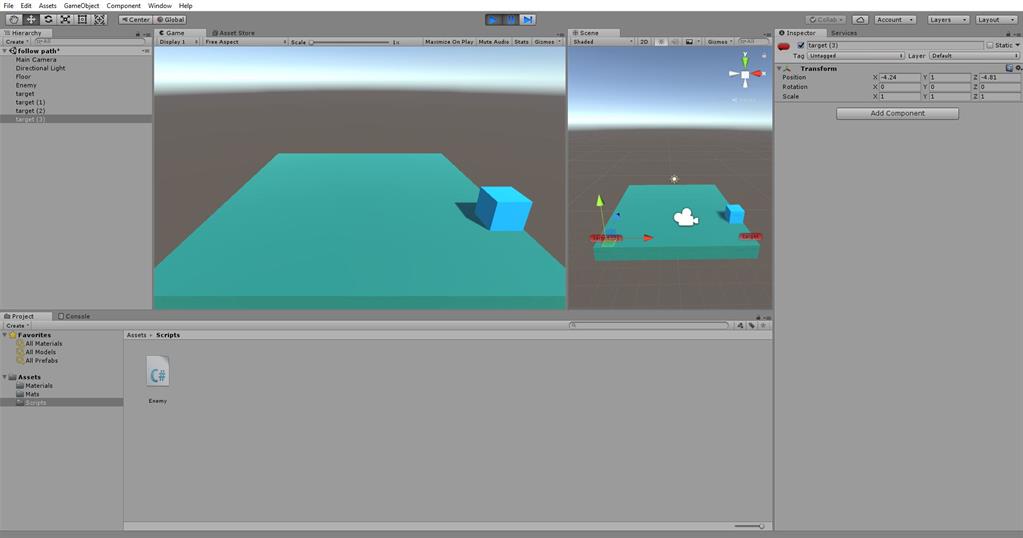 Object Follow A Path Using C Scripts In Unity